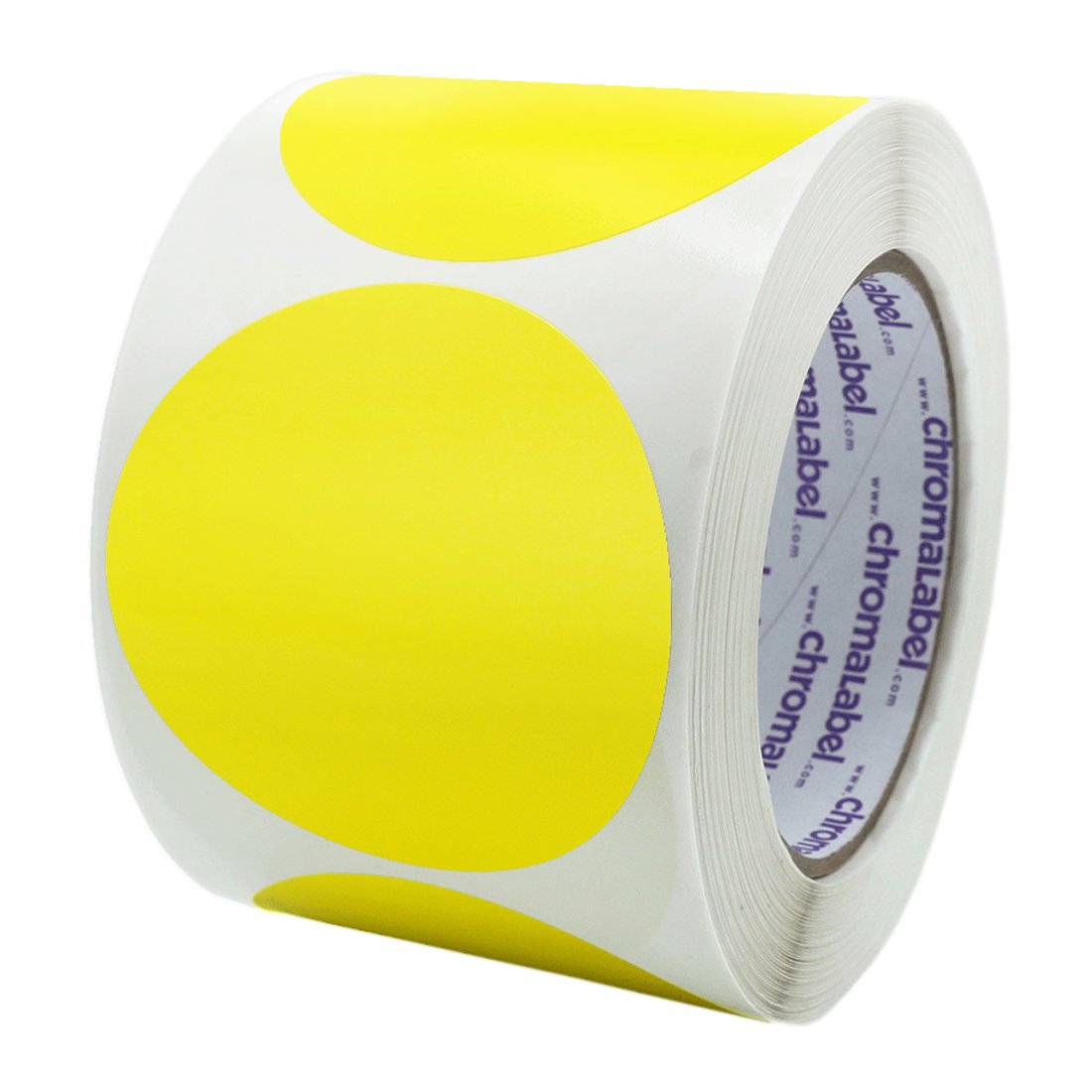 Amazon.com : ChromaLabel 3 Inch Circle Sticker Labels, Easy to Write On ...