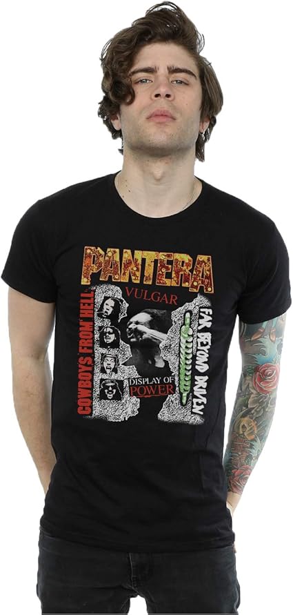 Pantera Men's 3 Albums T-Shirt : Amazon.co.uk: Clothing