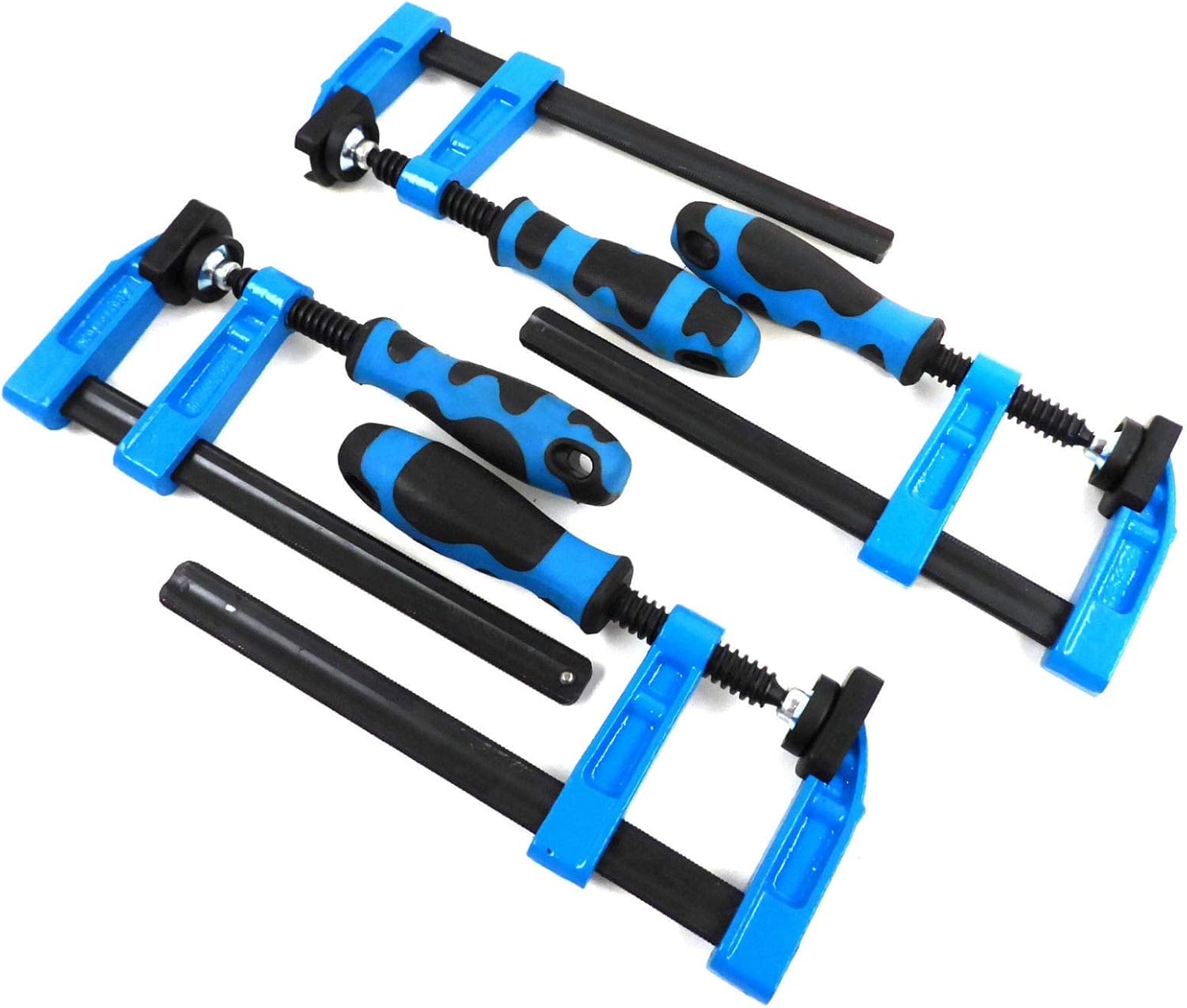 Blue HandleF Clamps Bar Clamp Heavy Duty 150 x 50mm 6" Long Quick Slide ...