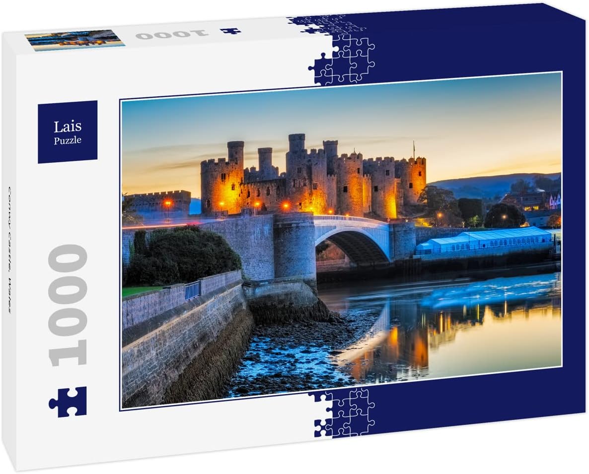 Lais Puzzle Conwy Castle, Wales 1000 pieces : Amazon.co.uk: Toys & Games