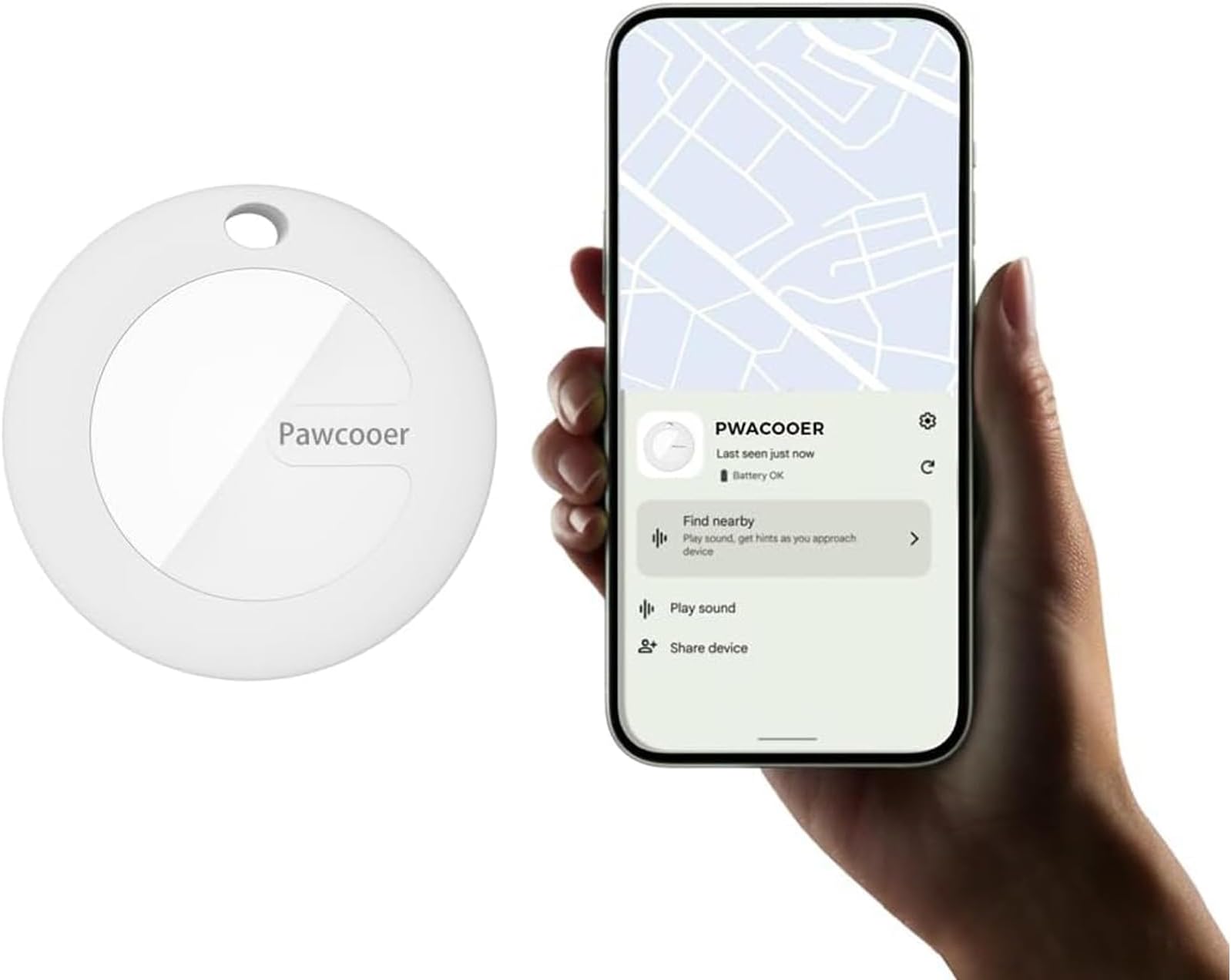 Amazon.com: Vanyuei Tracker Tags for Android, Google Certified Key ...