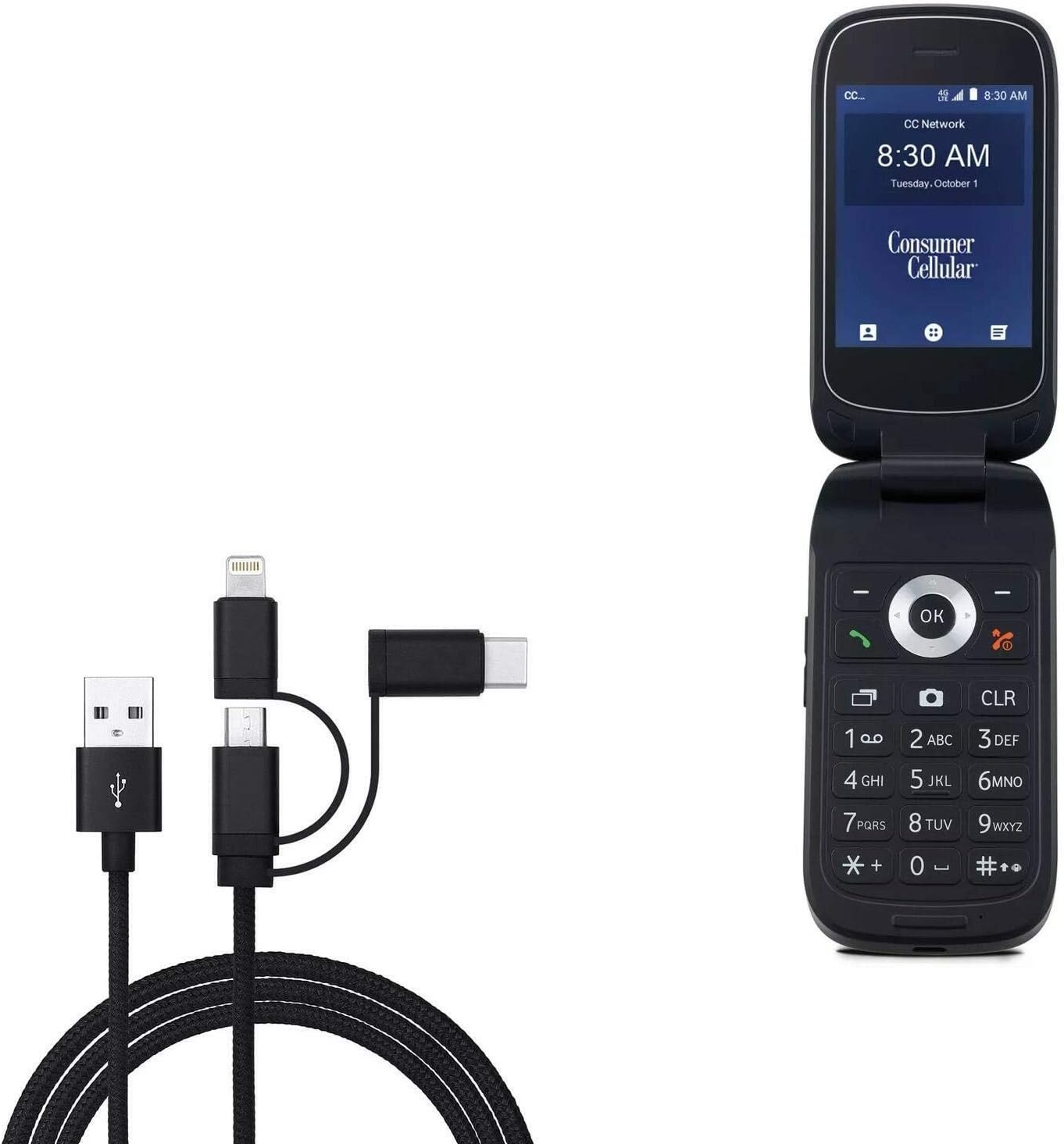 Amazon.com: BoxWave Cable Compatible with Consumer Cellular Link ...