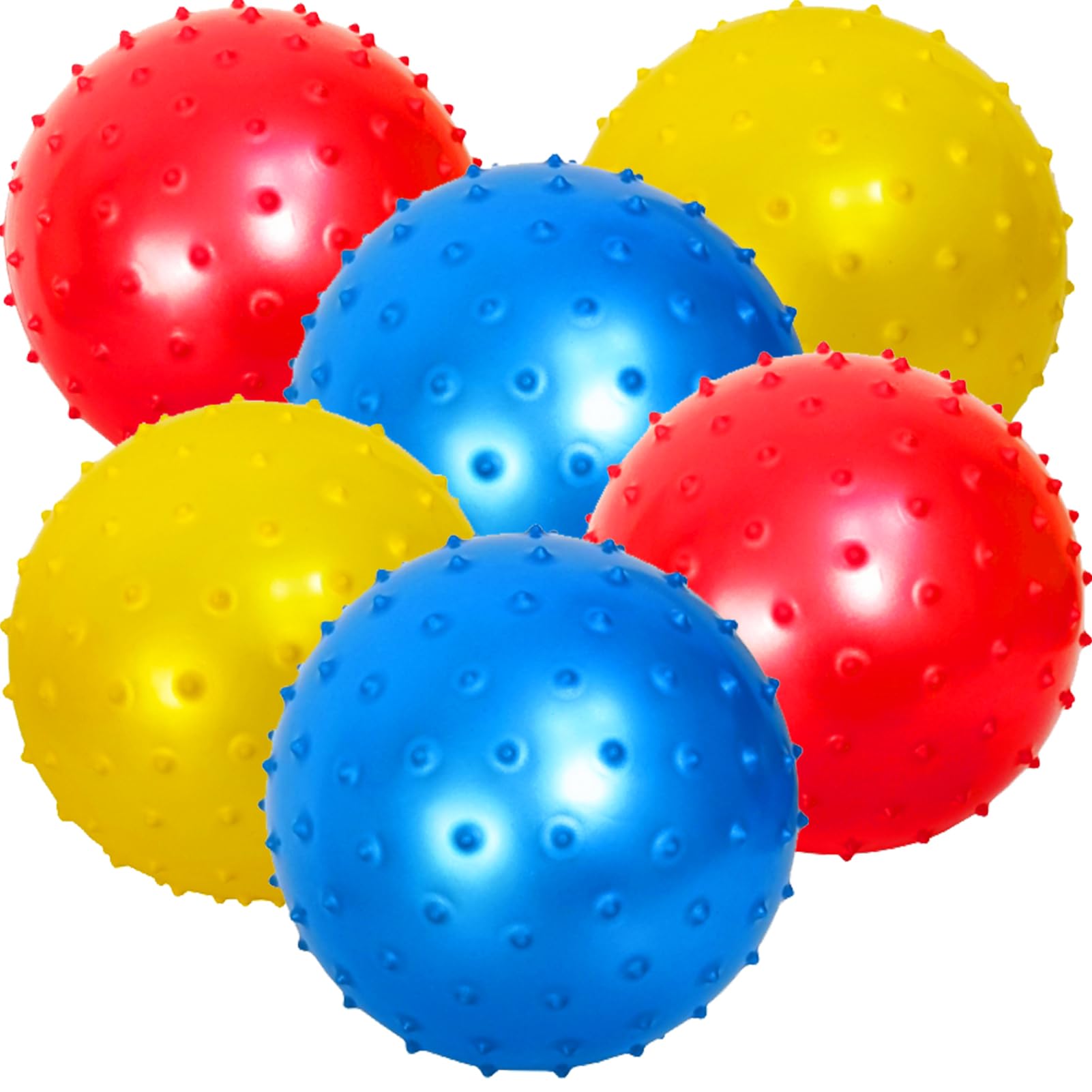 Snapklik.com : AppleRound 6-Pack Of 7-inch Knobby Balls