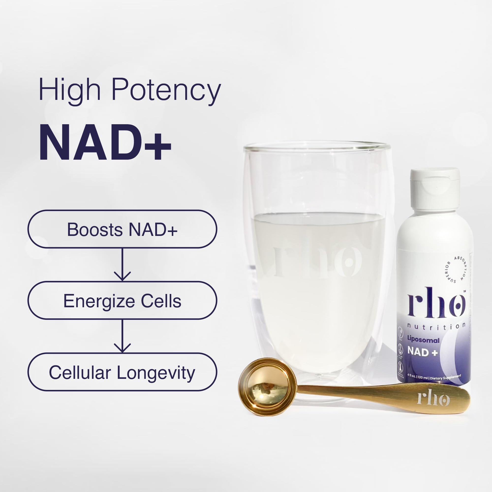 Snapklik.com : Rho Nutrition Liposomal NAD+ - Ultra High Absorption ...