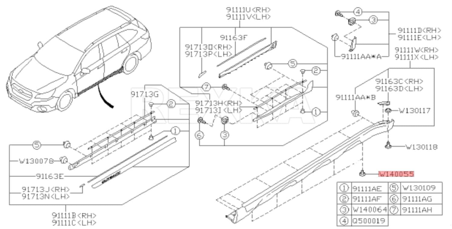 Rexka Clips De Moldeo Basculante Para Hyundai KIA 87758-3L000 Azera