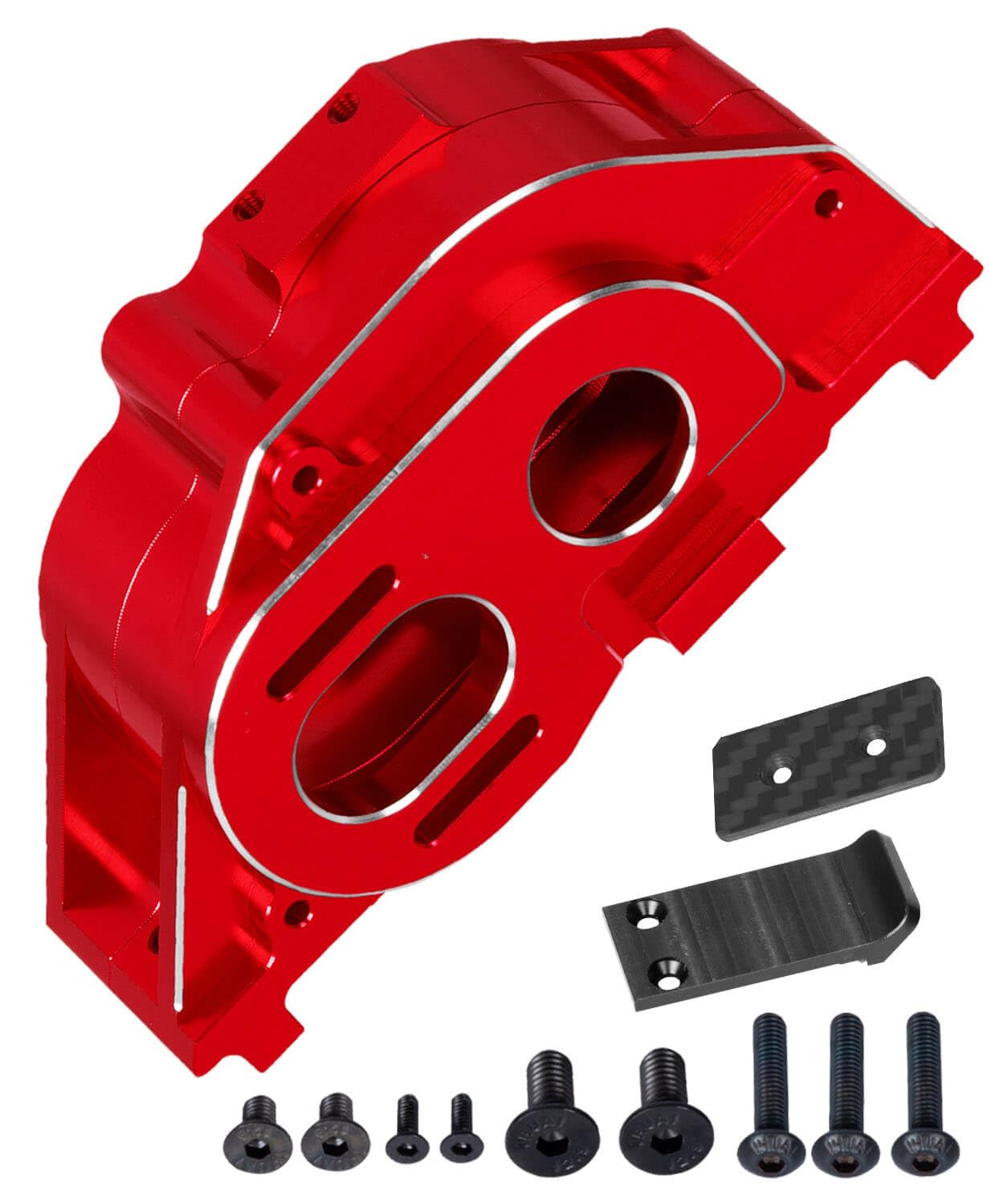 Amazon.com: hopsupRC Center Gearbox Transmission Case Upgrades Part for ...