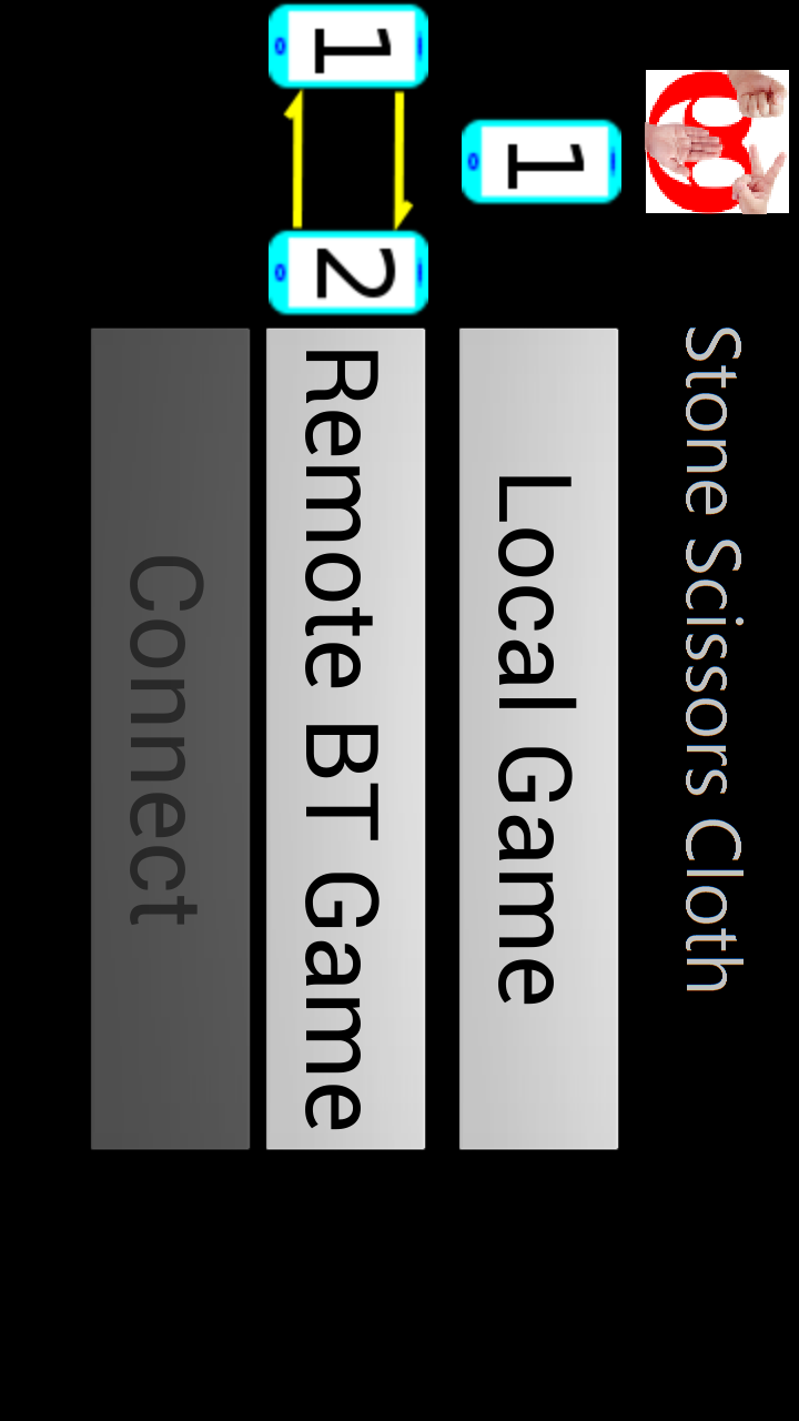 Stone Scissors Cloth: play with a friend by bluetooth connection - App ...