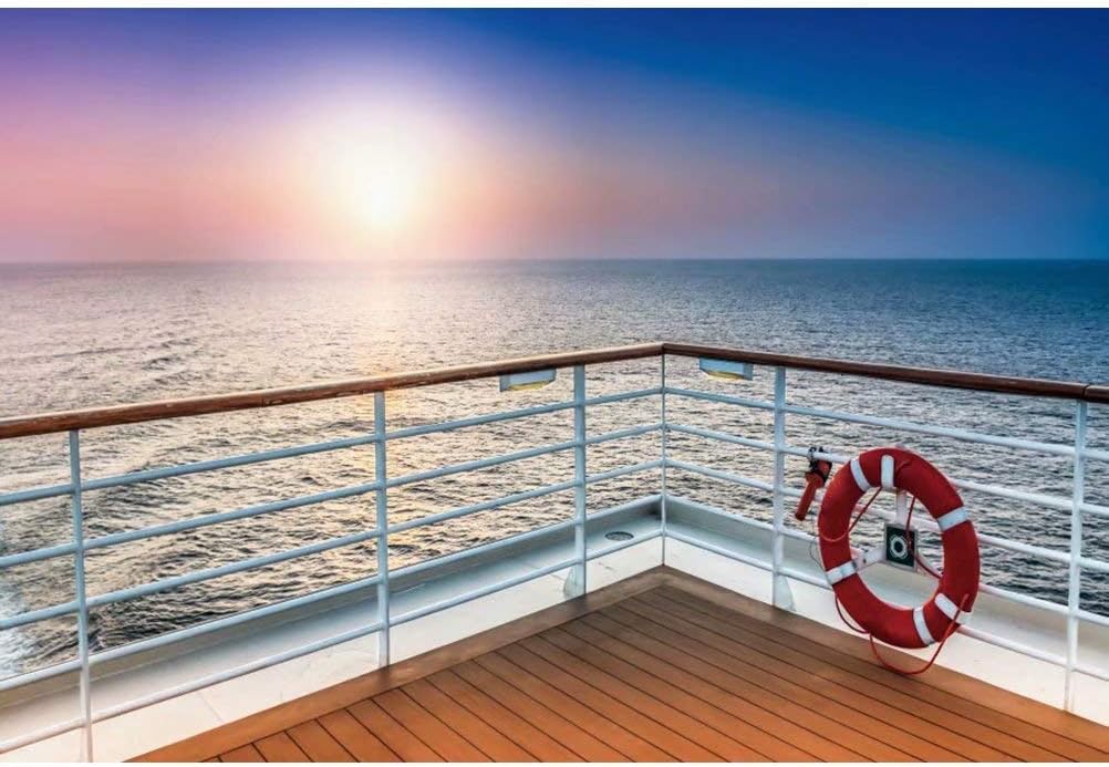 Amazon.com : BELECO Cruise Backdrop Fabric - 7x5ft Deck Backdrop for ...