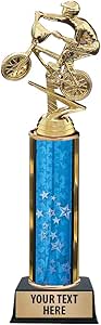 Amazon.com : 11" BMX Biking Trophies - Customized Biker Trophy Awards ...