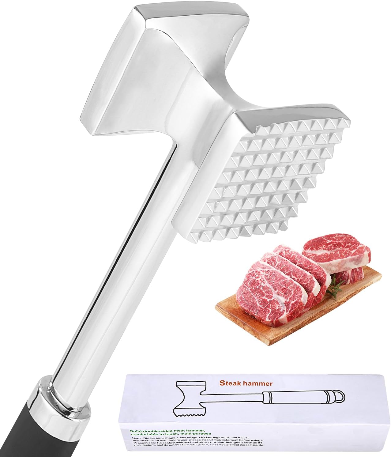 LIBRNTY Attendrisseur à Viande Professionnel,Meat tenderizer,Meat ...