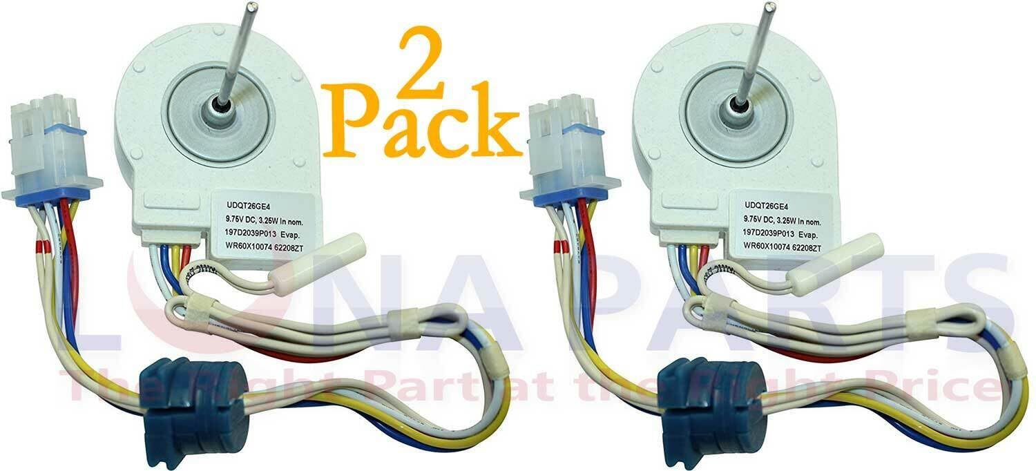 VIALU Brand Parts WR60X10074 Evaporator Fan Motor For GE Refrigerator ...