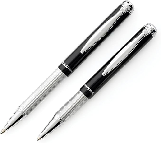 Amazon.com : Zebra Telescopic Ballpoint Pen Black & Silver Barrel 10110 ...
