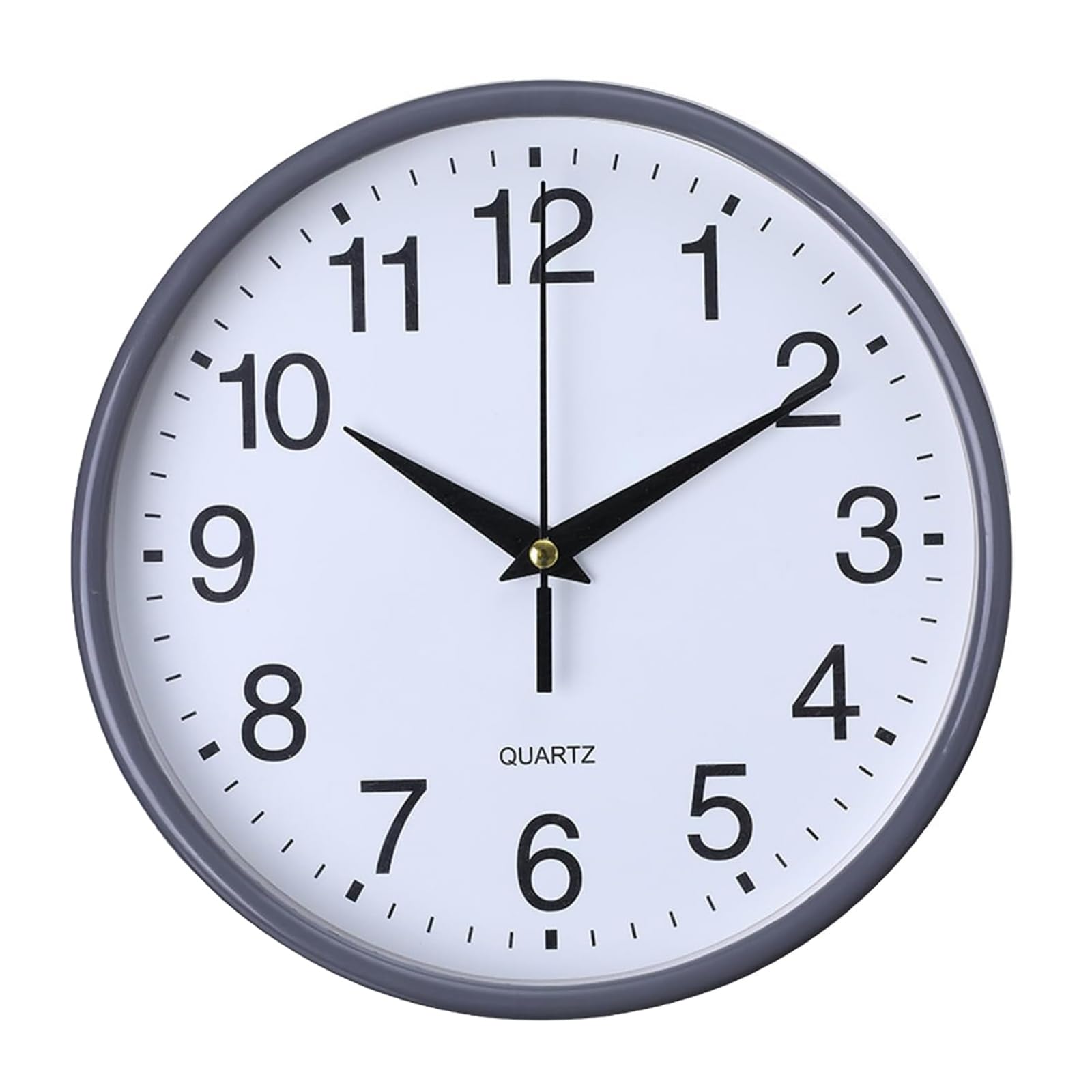 Cawtiuly Wall Clock, Modern Small Wall Clocks Battery Operated 8 Inch ...