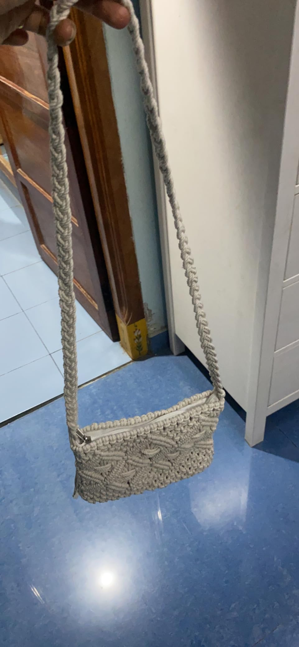 AIZA DECOR|Ad-16|Women's Handmade Macrame Crossbody Sling Bags/Tote ...