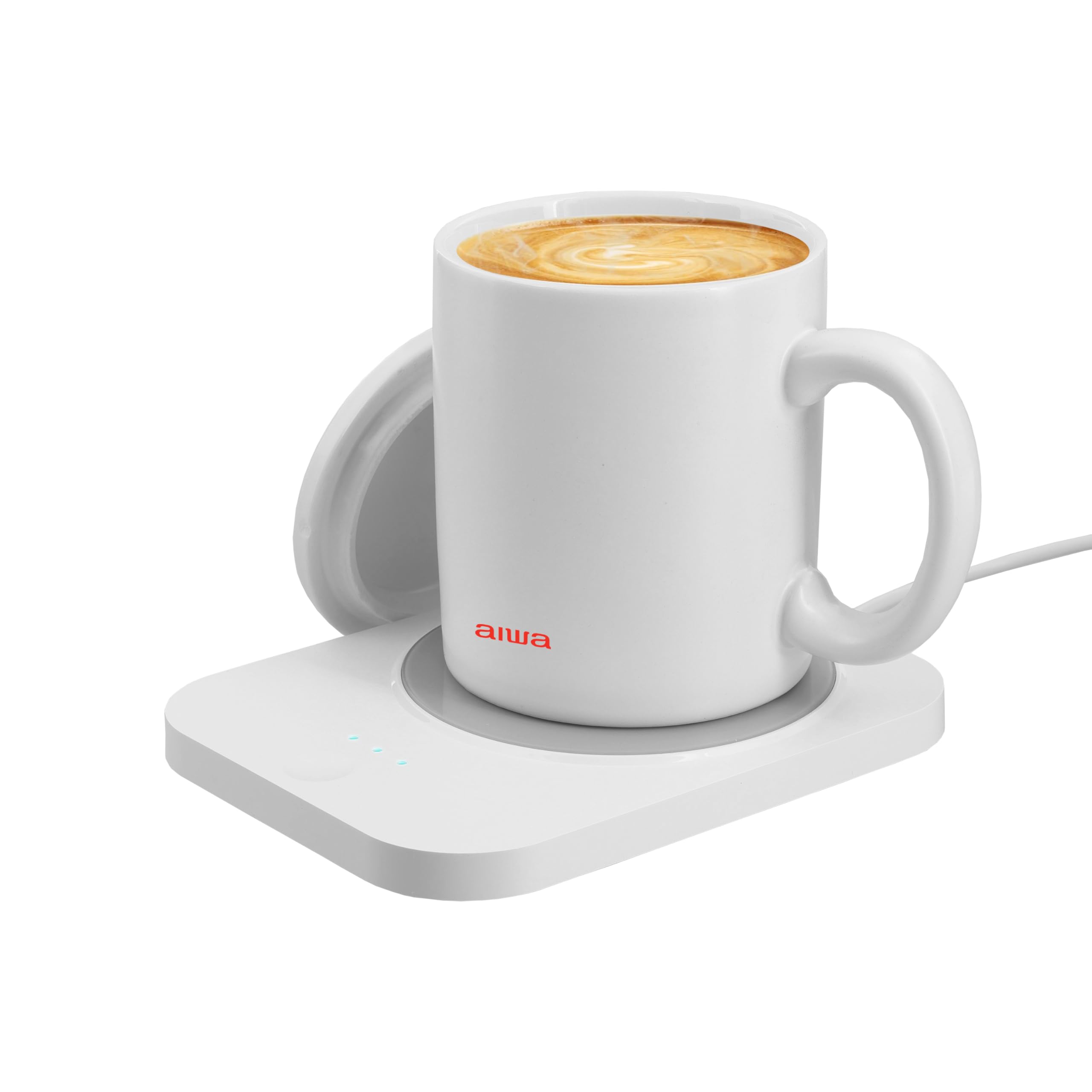 Amazon.com: Aiwa Coffee Mug Warmer & Wireless Charger, 2-in-1 Smart Mug ...