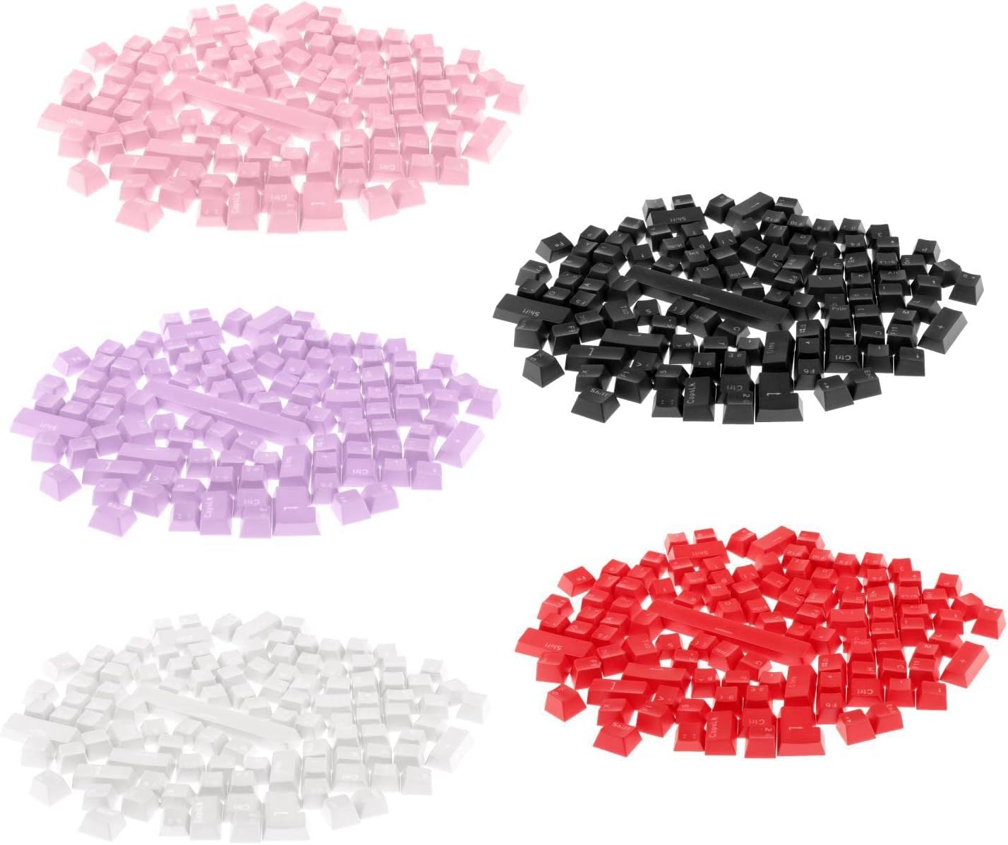 Amazon.in: Buy 108-Key ABS Translucent Keycaps Key Cap for Mechanical ...