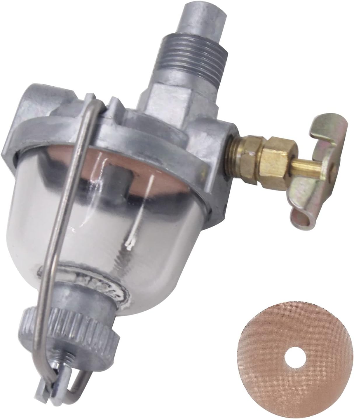 Amazon.com: Briggs & Stratton 690612 Fuel Filter, Glass Sediment Bowl ...