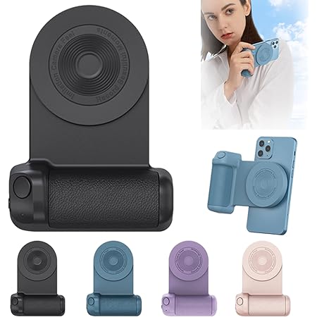 HAFOKO Magnetic Smartphone CapGrip Camera Cell Phone Selfie Grip Handle ...