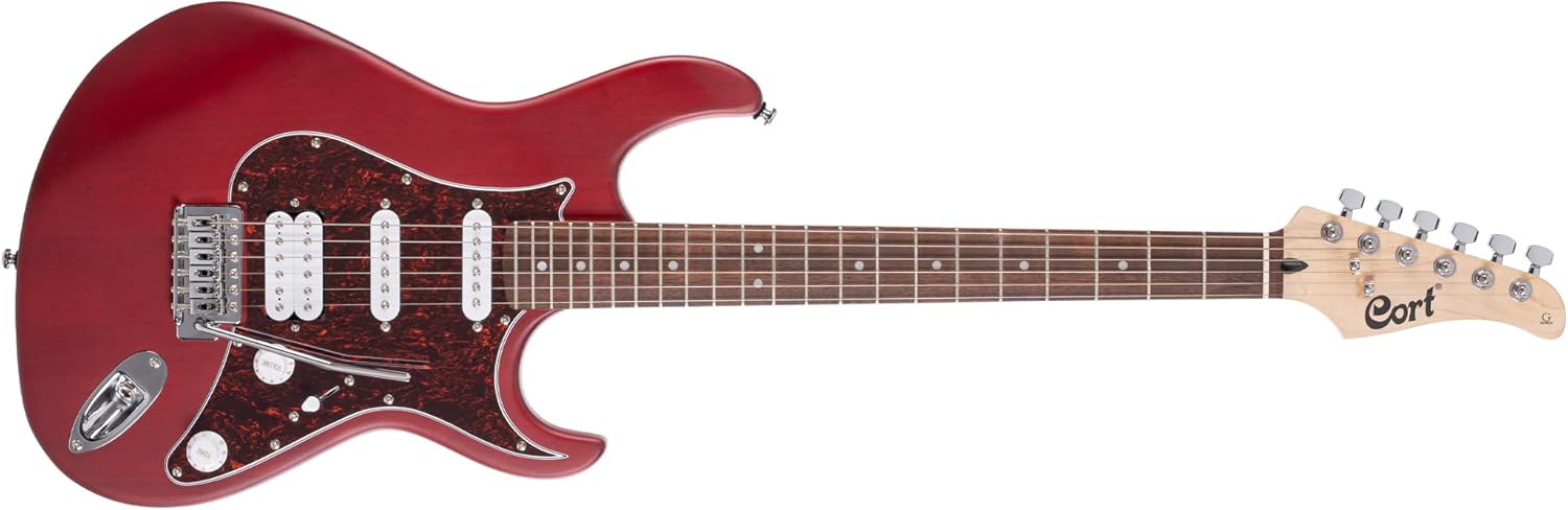 Amazon.com: Cort 6 String Solid-Body Electric Guitar, Right, Open Pore ...