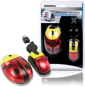 Konig Ladybird Optical Full Size and Mini Mouse : Amazon.co.uk ...