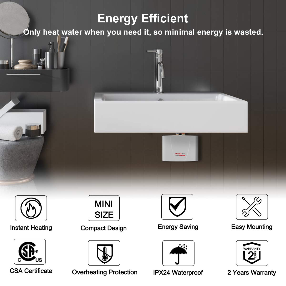 Chronomite Instant-Flow SR-Low Flow GPM Point Of Use, 52% OFF