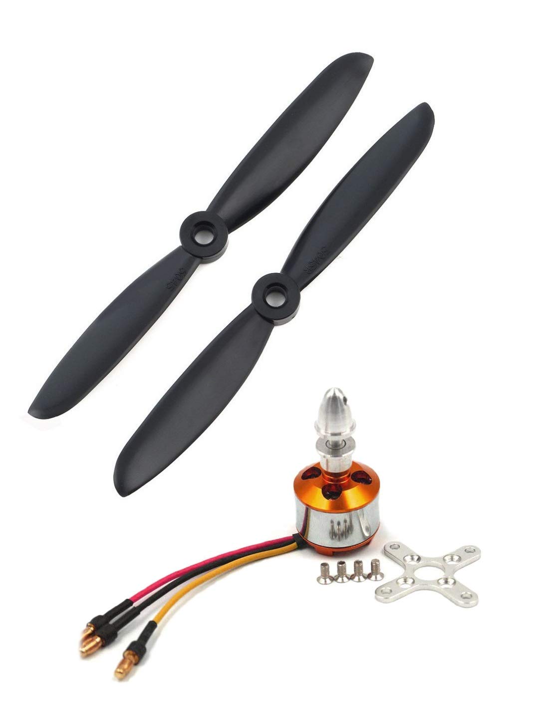 Buy INVENTO 1Pcs 800KV BLDC Brushless Motor + 5045 5x4.5 5 inch ...