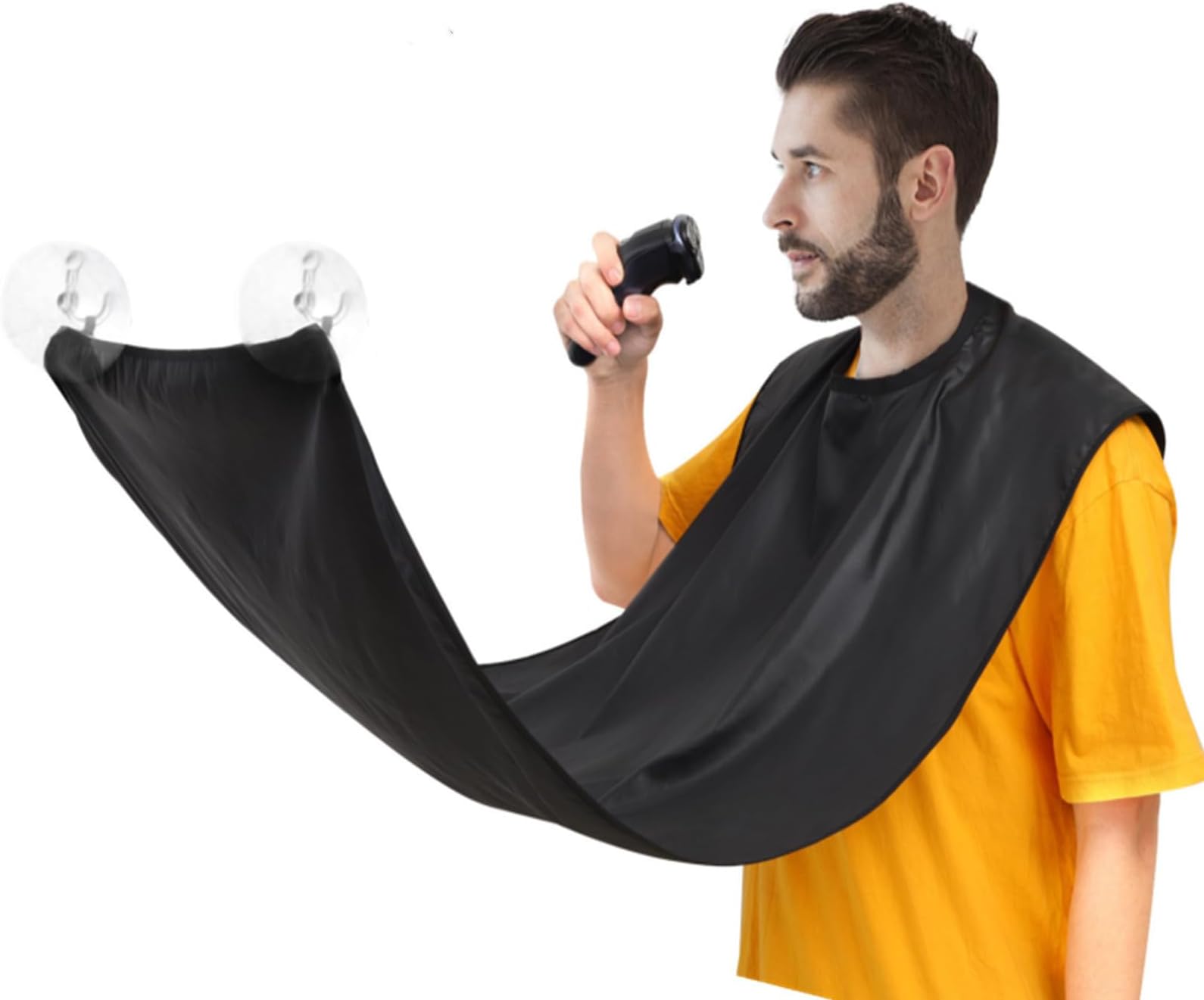 Amazon.com: Beard Apron, Hair Clippings Catcher with Bag, Grooming Cape ...