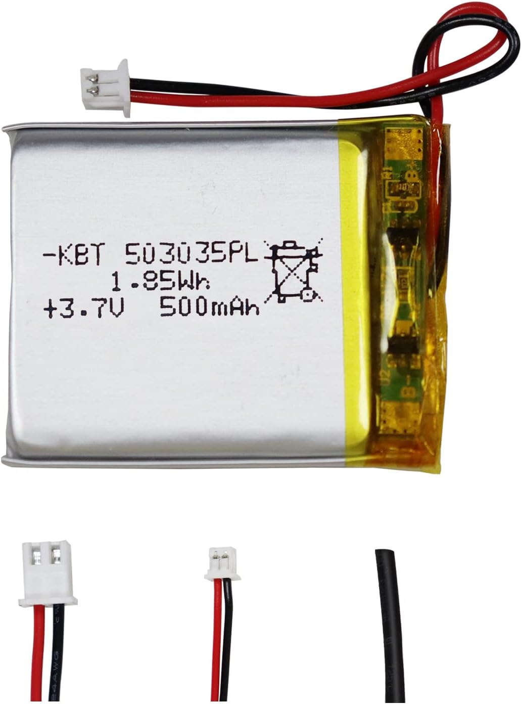Amazon.com: BORNMIO 602030 Lithium ion Polymer Rechargeable Battery ...