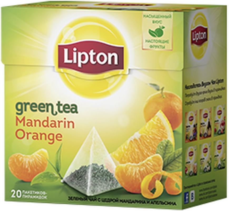 Amazon.com : Lipton Green Tea, Orange Passionfruit & Jasmine, 20 Count ...