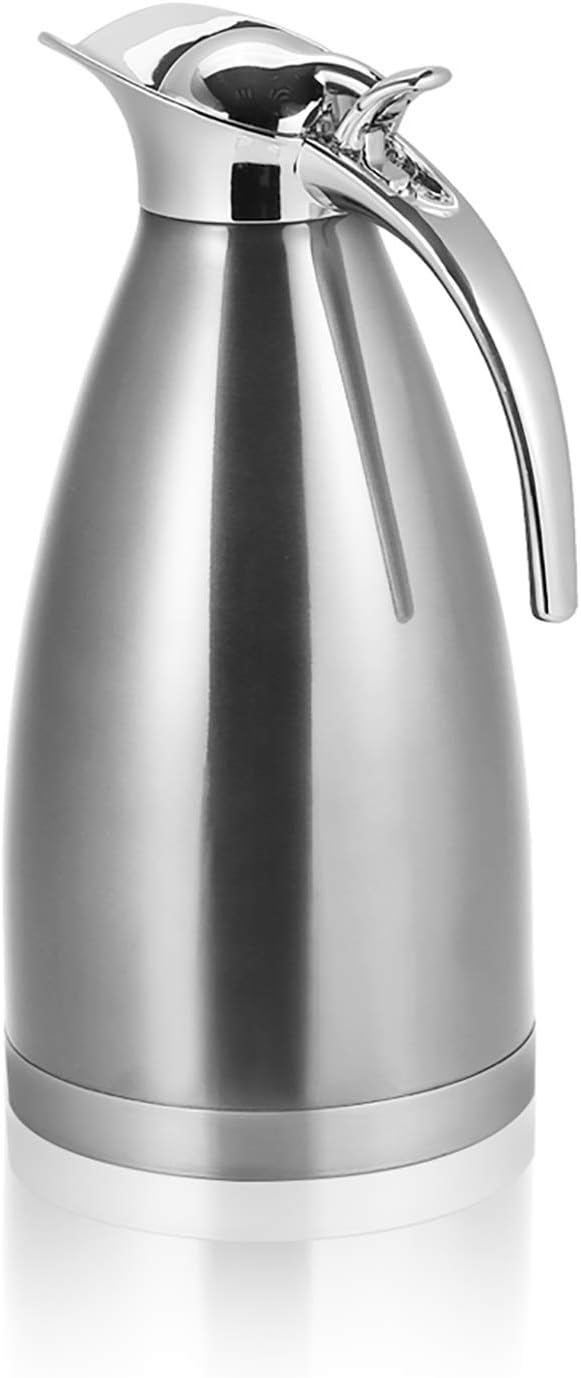 Vacuum Hot Water Jug 2L, Stainless Steel Double Wall Vacuum Jug ...
