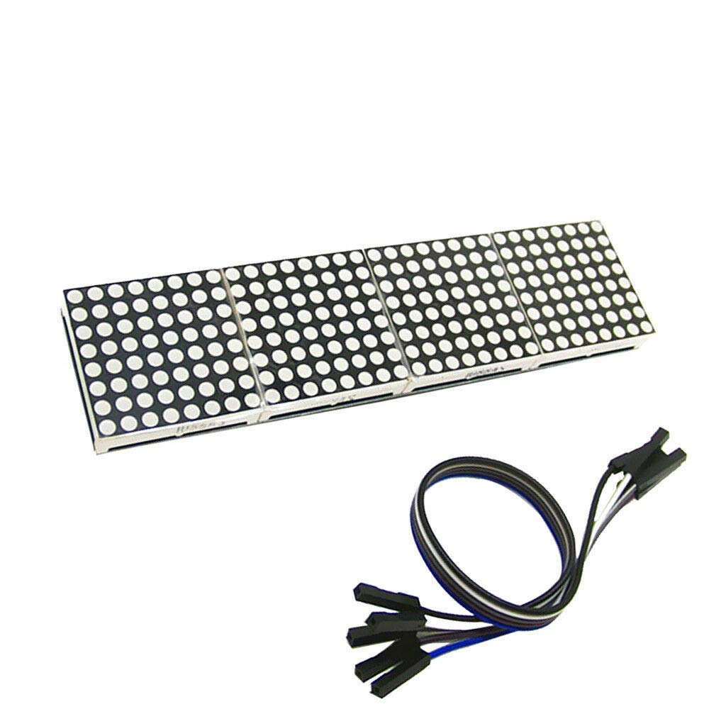 Max7219 Microcontroller Display Led 5p Line Dot Matrix Module For Arduino Computers