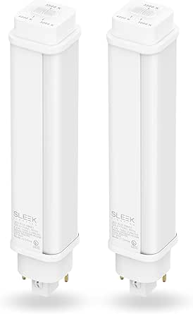SLEEKLIGHTING | "9.5W LED PL Horizontal Bulb - Replaces 2 & 4 Pin, 26W ...