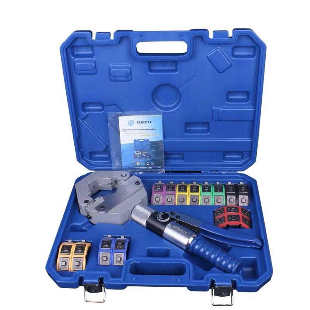 Buy Hose Crimper Hand-held Hydraulic Hose Crimper with 3 Dies Covering ...