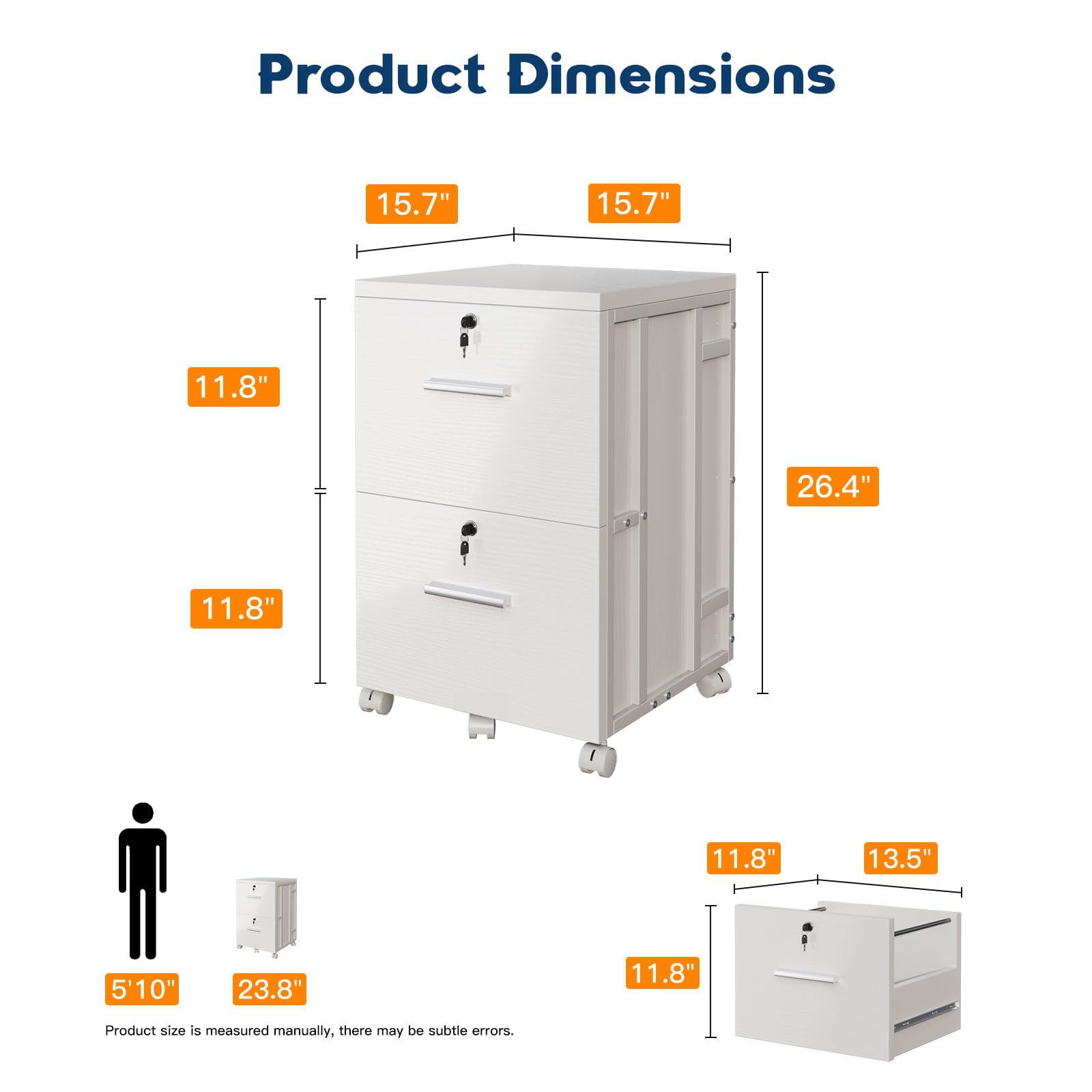 Snapklik.com : AODK Mobile File Cabinet Fully Assembled Filing Cabinet ...