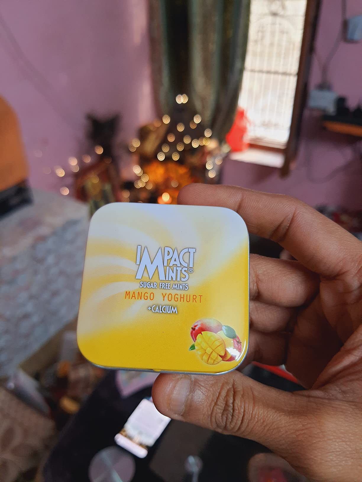 IMPACTMINTS Sugar-Free Mints Blackcurrant Flavor (Pack Of 12) 14G Each ...