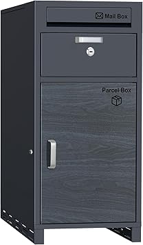 Amazon.co.jp: 【複数投函可能/大容量 140L】 VARNIC 宅配ボックス 宅配BOX 組み立て不要 防水 屋外 置き配 大容量 ポスト付き 郵便受け 簡単設置 両開扉 盗難 ...