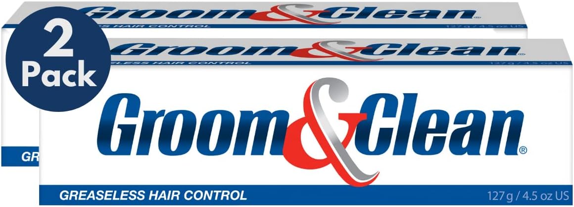 Amazon.com: Groom & Clean Greaseless Hair Control 4.50 oz (Pack of 2 ...