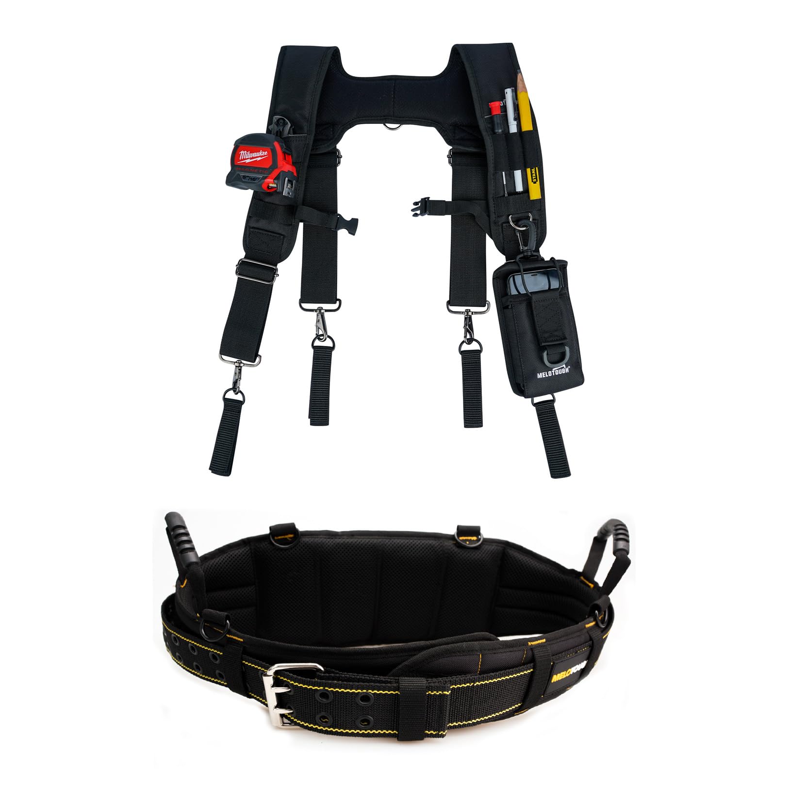 MELOTOIGH 1 PCS Padded Electrician Tool Belt Tradesman Pro Padded Tool ...