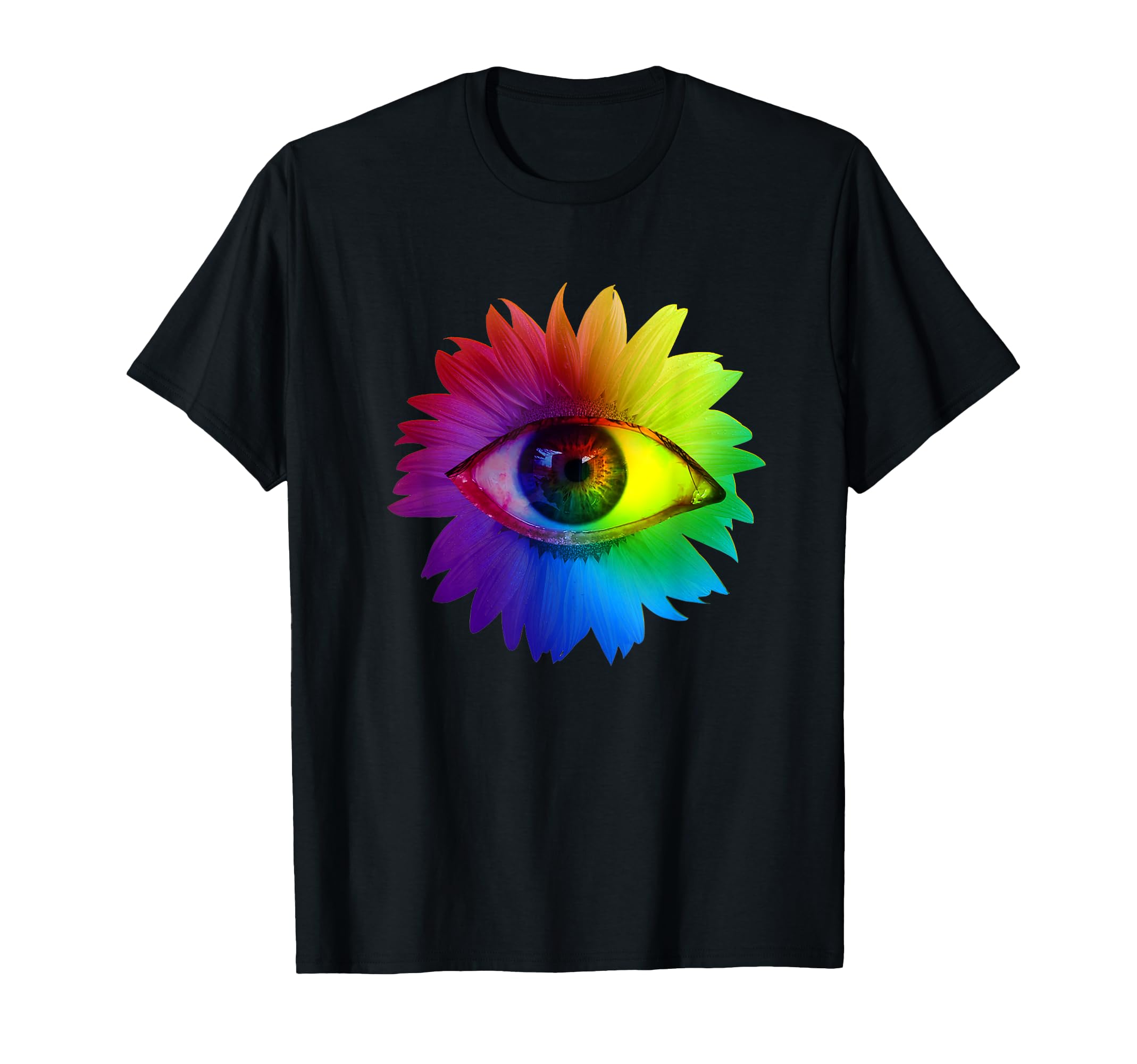 Amazon.com: Kidcore Dreamcore Weirdcore Clothes Aesthetic Eye Flower T ...