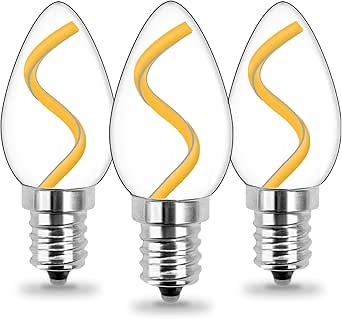 Megereet C7 LED Night Light Bulb,E12 Candelabra Led Light Bulbs, 0.6 ...