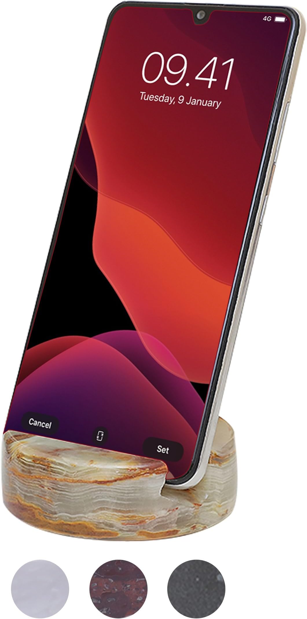 Amazon.com: Marble Cell Phone Stand, Versatile iPhone Holder for Desk ...