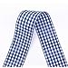 Amazon.com: VIVIQUEN Blue Gingham Ribbon Checkered Ribbon 1-Inch 25 ...