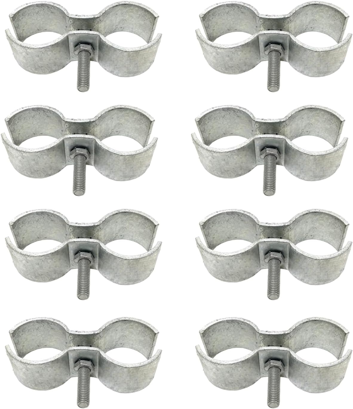 Amazon.com: Dailydanny 10 Set Chain Link Fence Clamps 1-5/8" Dog Kennel ...
