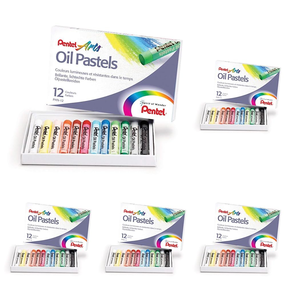 Pentel Oil Pastel Set (Pack of 60) : Amazon.co.uk: Home & Kitchen