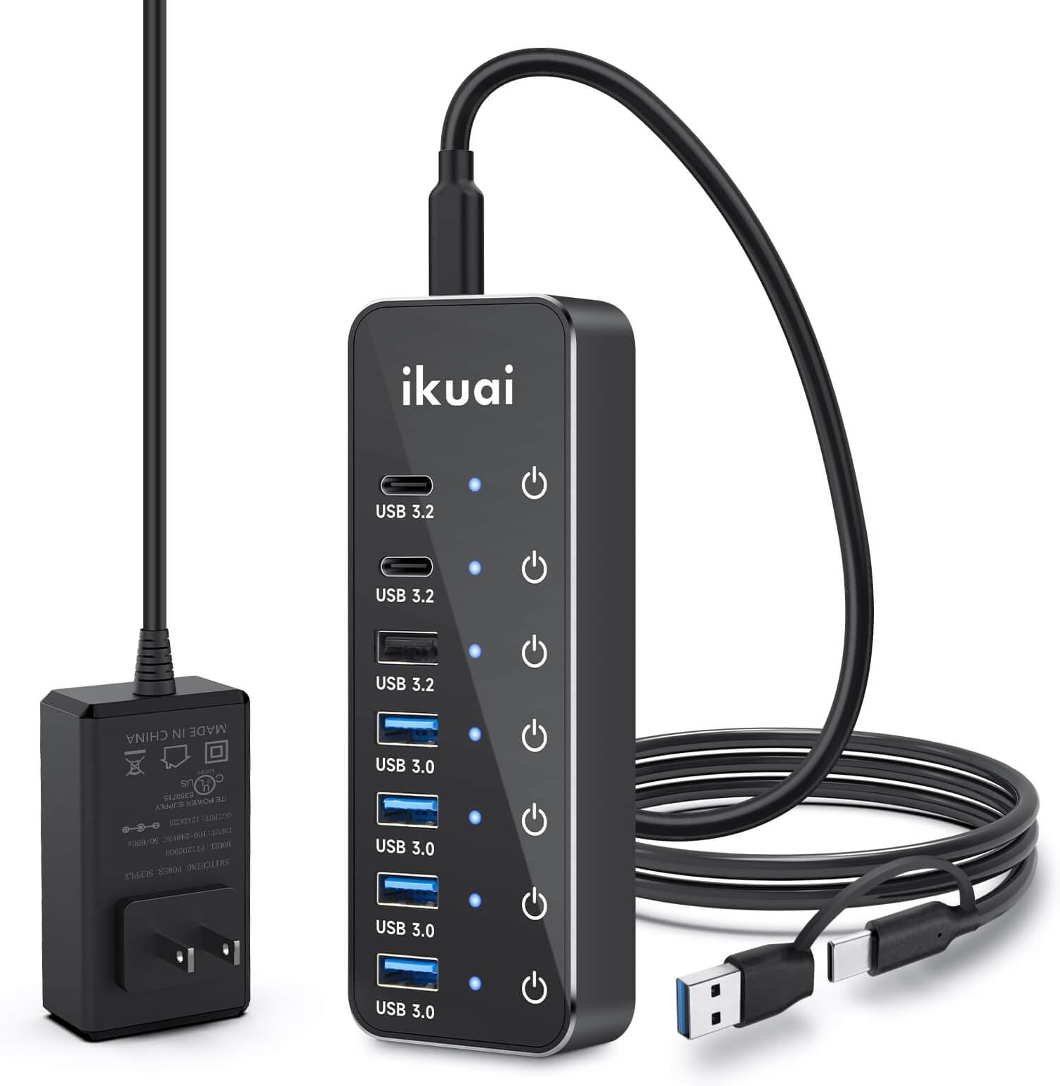 Amazon.com: Anker USB-C Hub, 8-in-1 5Gbps Data Hub, USB Splitter, with ...