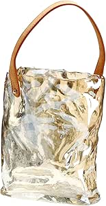 Amazon.com: RWUDV Bag Vase Glass Flower Vase with Fake Leather Handle ...