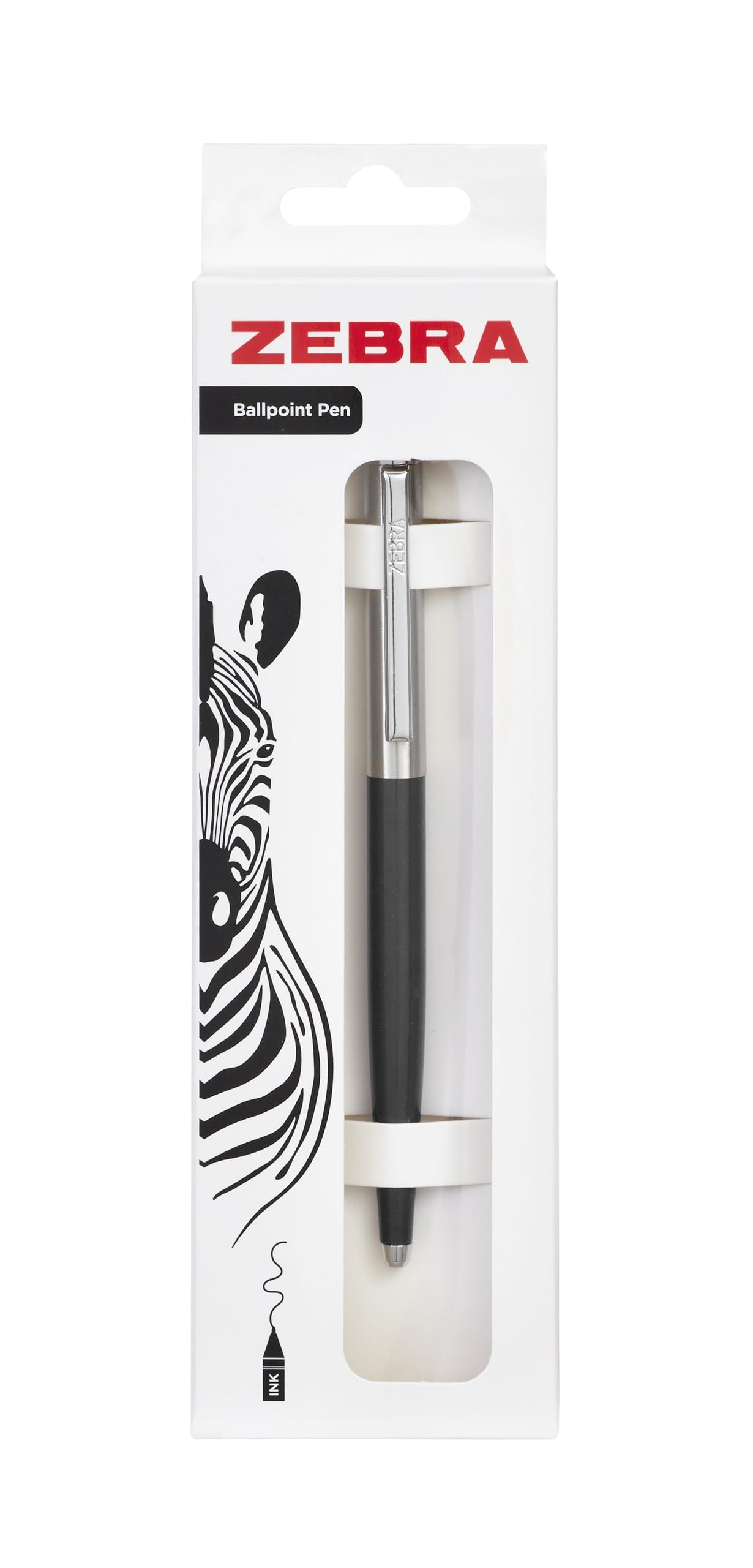 Zebra Pen 901 Black Ballpoint Pens, Sleek & Stylish Black Biro Pen ...