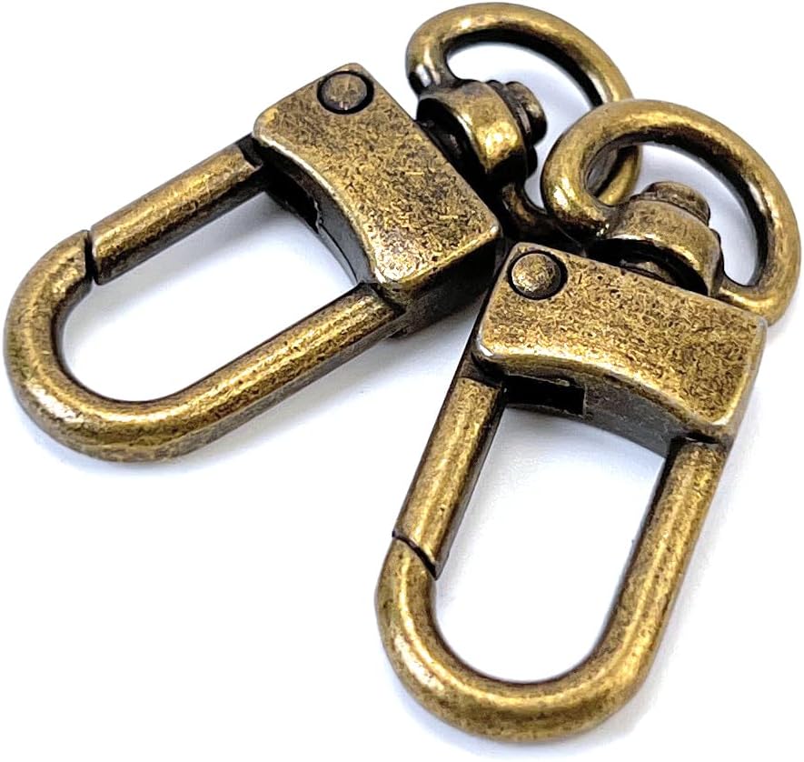 Amazon.com: VersaKits 10 Pcs Heavy Duty Swivel Clips Bronze Small ...