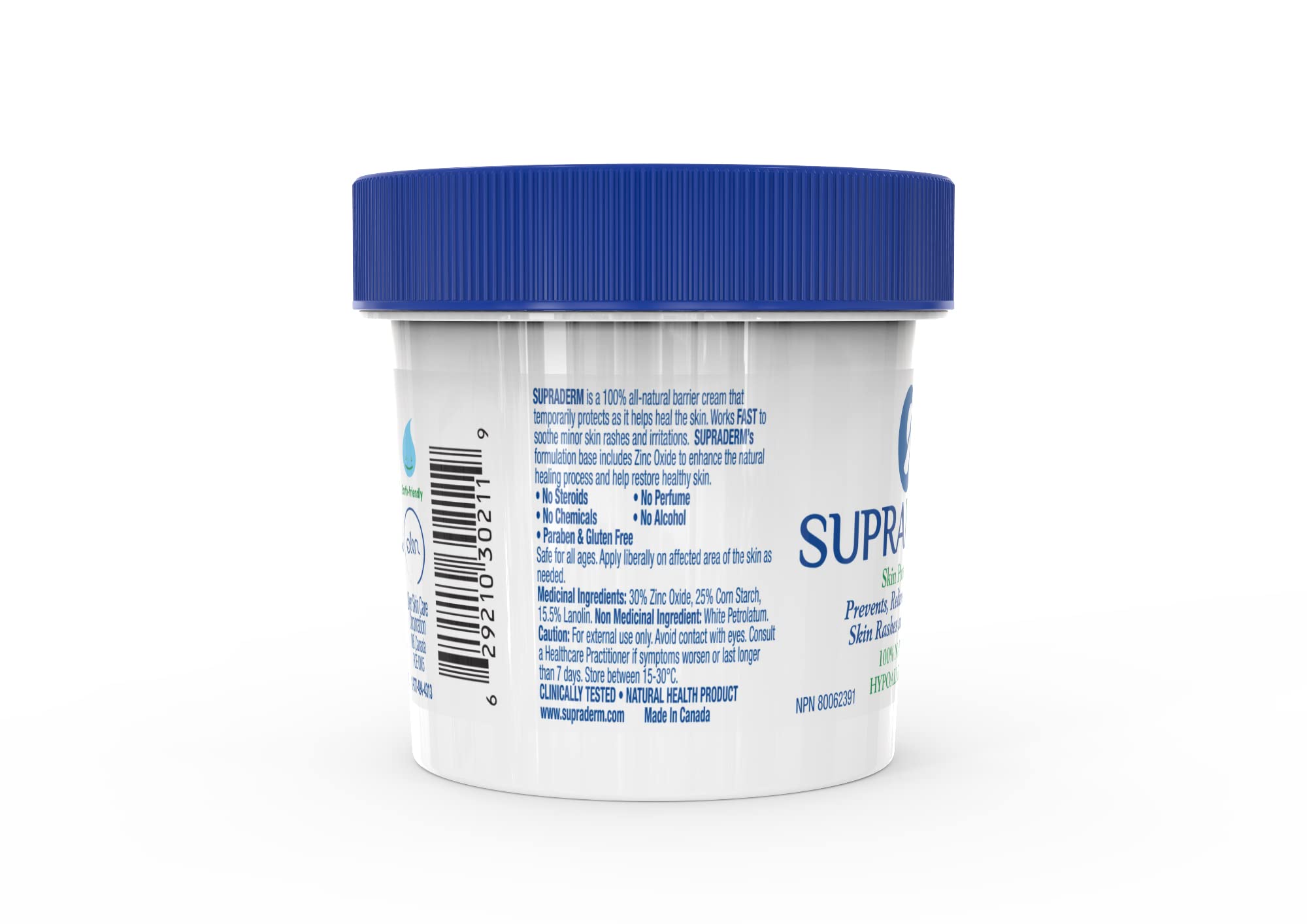Supraderm Skin Protectant, Zinc Oxide Barrier Paste for Skin Rashes and ...