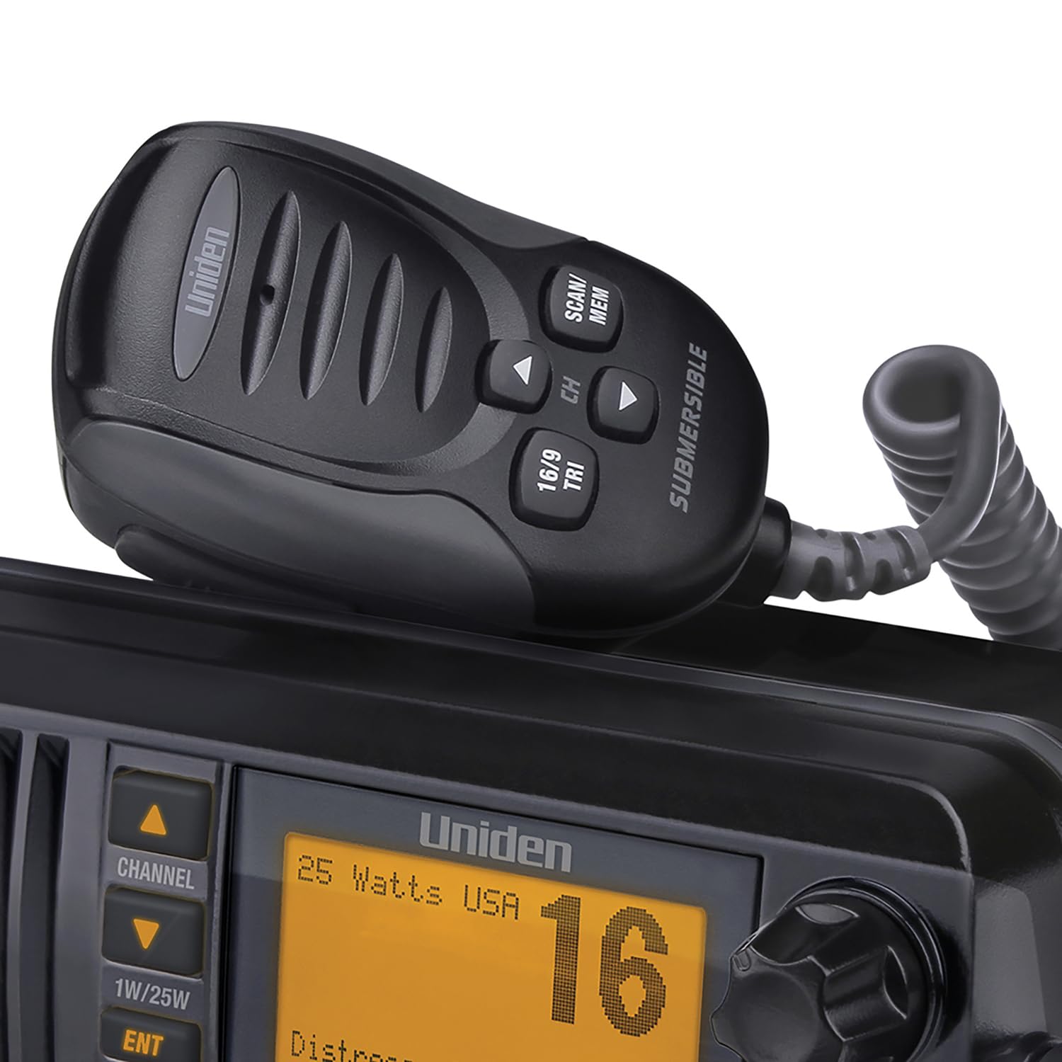 Snapklik.com : UM435BK Advanced Fixed Mount VHF Marine Radio, All USA ...